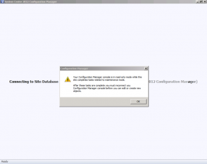 Why is my System Center 2012 Configuration Manager console in read-only mode ? | just another ...