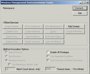 wbemtest | just another windows noob