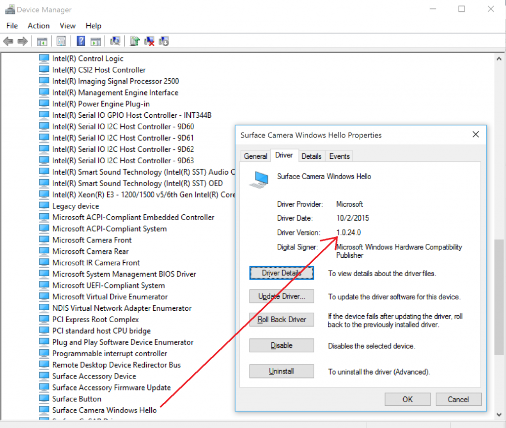windows hello driver after update | just another windows noob