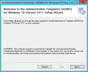 How can I add new Windows 10 admx files to the Group Policy Central ...