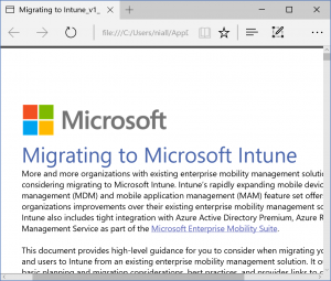 Migrating to Microsoft Intune, download a PDF from Technet | just another windows noob
