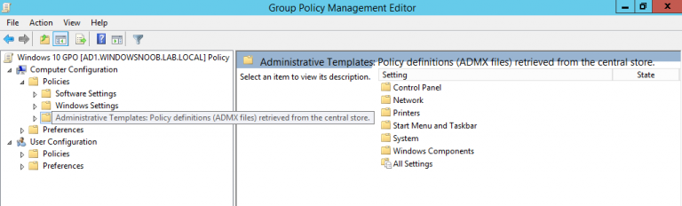 How can I add new Windows 10 admx files to the Group Policy Central ...