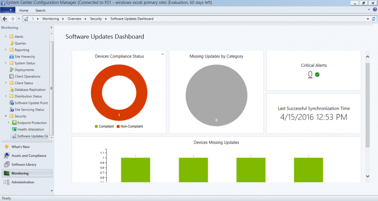 software updates dashboard | just another windows noob
