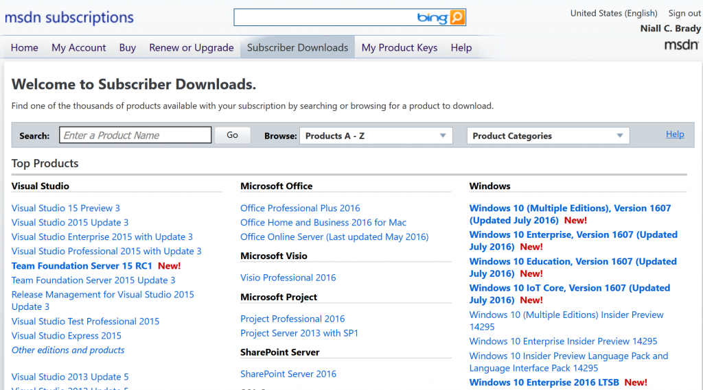 Windows 10 Enterprise 2016 LTSB is now available on MSDN | just another ...