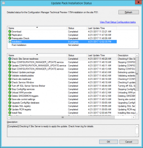 update pack installation status | just another windows noob