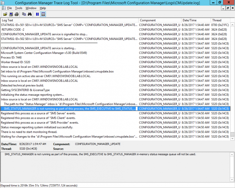 cmupdate log | just another windows noob