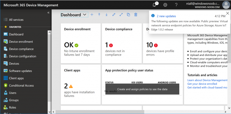 Managing devices with Microsoft Intune: What’s new and what’s next – my ...