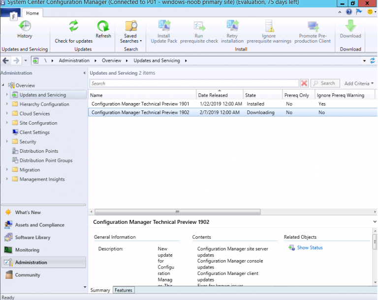 System Center Configuration Manager 1902 Technical Preview is available ... System Center Configuration Manager 1902 Technical Preview is available ...