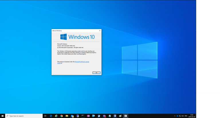 Windows 10 version 1903 comes with a new desktop background ! | just ...