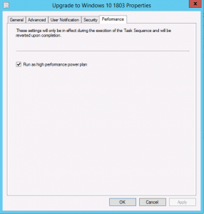 Make your task sequences go faster with the Run as high performance power plan | just another ...