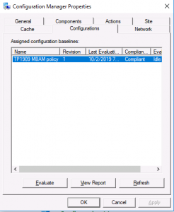 How can you use the Self Service feature when MBAM is integrated within ...