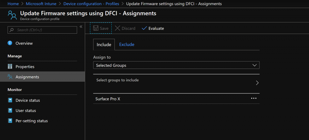 Configuring Surface Firmware Settings Using Dfci In Microsoft Intune Just Another Windows Noob