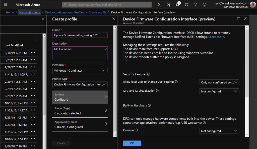 Configuring Surface Firmware Settings Using Dfci In Microsoft Intune Just Another Windows Noob