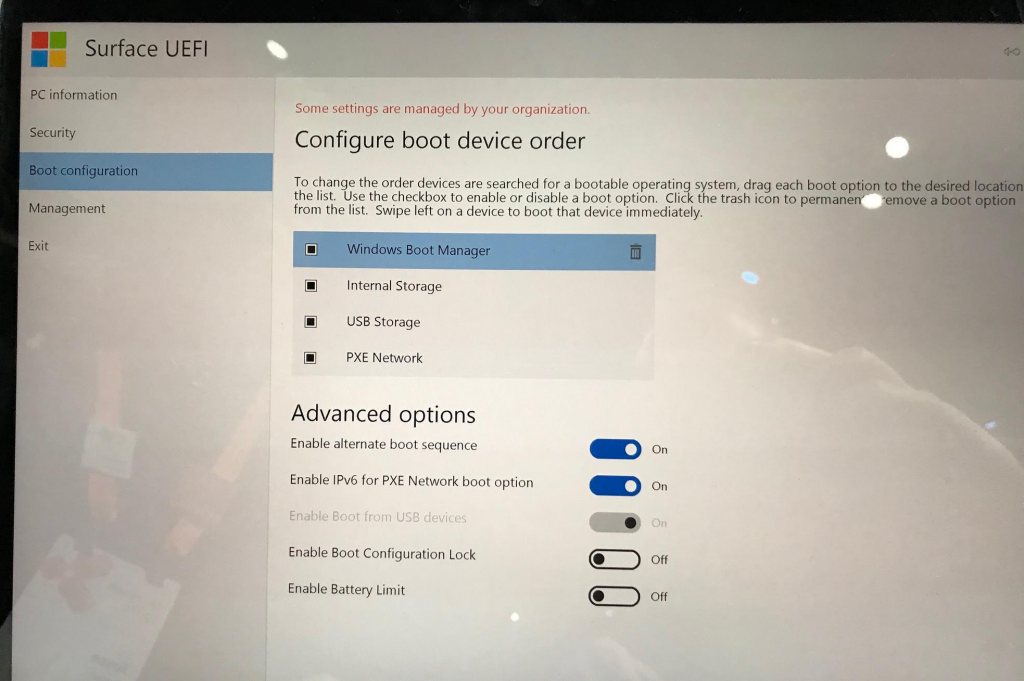 Configuring Surface firmware settings using DFCI in Microsoft Intune | just another windows noob