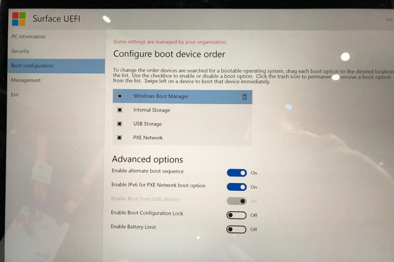 Configuring Surface firmware settings using DFCI in Microsoft Intune | just another windows noob