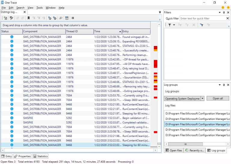 How can I use the new Log Groups functionality in OneTrace ? | just ...