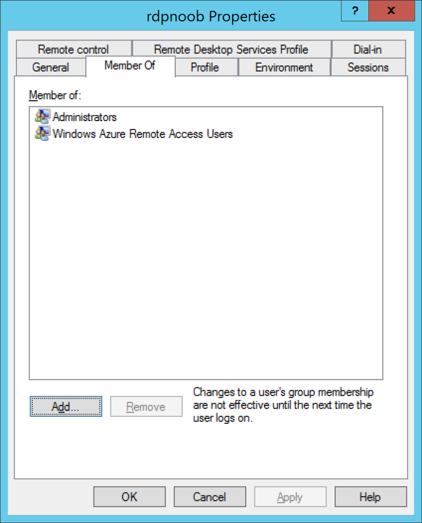 Why can’t I RDP to my CMG ? | just another windows noob