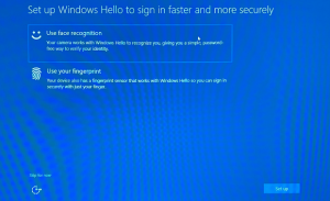 Windows Hello For Business facial recognition not working ? try this ...
