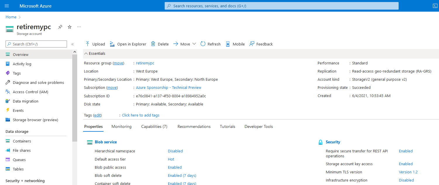 Providing access to your Azure tables data via a SAS read only token ...