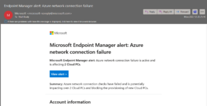 How can I configure alerts for Windows 365 activity in Intune | just ...