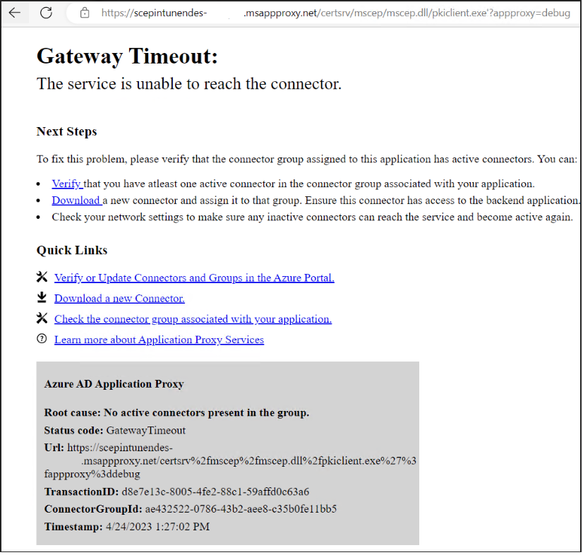 Troubleshooting SCEP: Certificate enroll failed. Result: (Gateway ... Troubleshooting SCEP: Certificate enroll failed. Result: (Gateway ...
