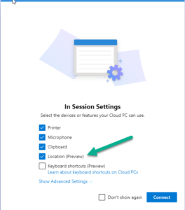 Location redirection in Windows 365 | just another windows noob