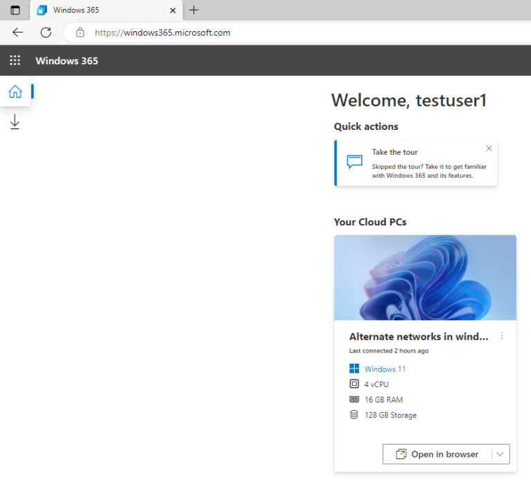 Location redirection in Windows 365 | just another windows noob