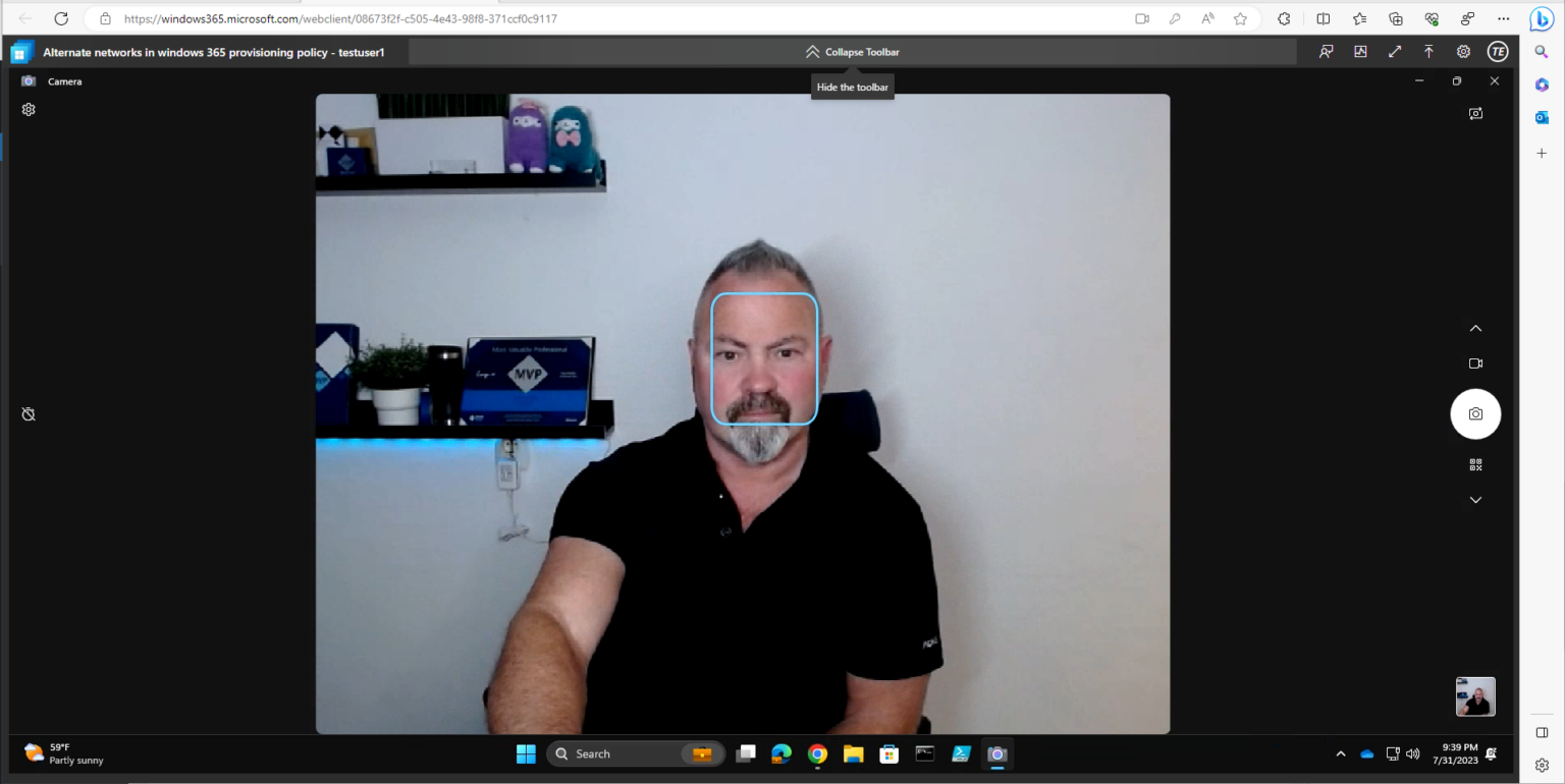 Windows 365 web client can now use the local PC’s web camera | just ...