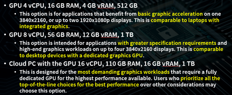 Getting more out of Windows 365 – Windows 365 GPU | just another ...