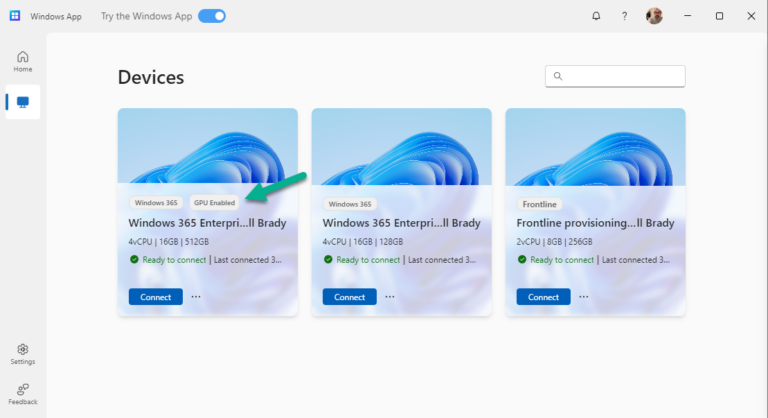 Getting more out of Windows 365 – Windows 365 GPU | just another ...