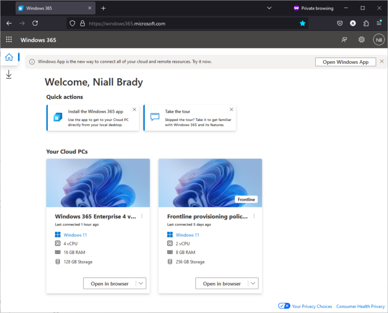 Updating the Windows app to the latest version | just another windows ...