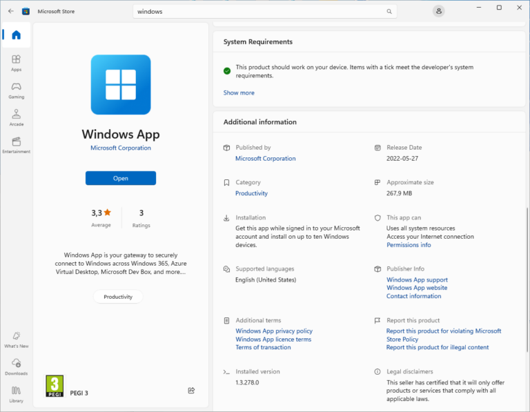 Updating the Windows app to the latest version | just another windows ...