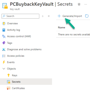 Getting started with Azure Key Vault | just another windows noob