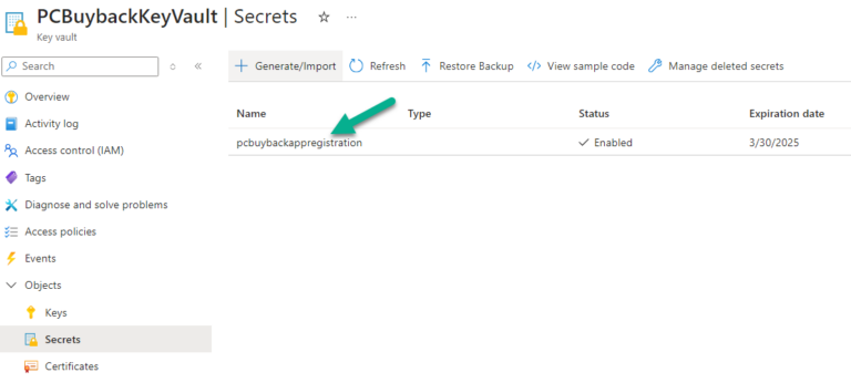 Getting started with Azure Key Vault | just another windows noob