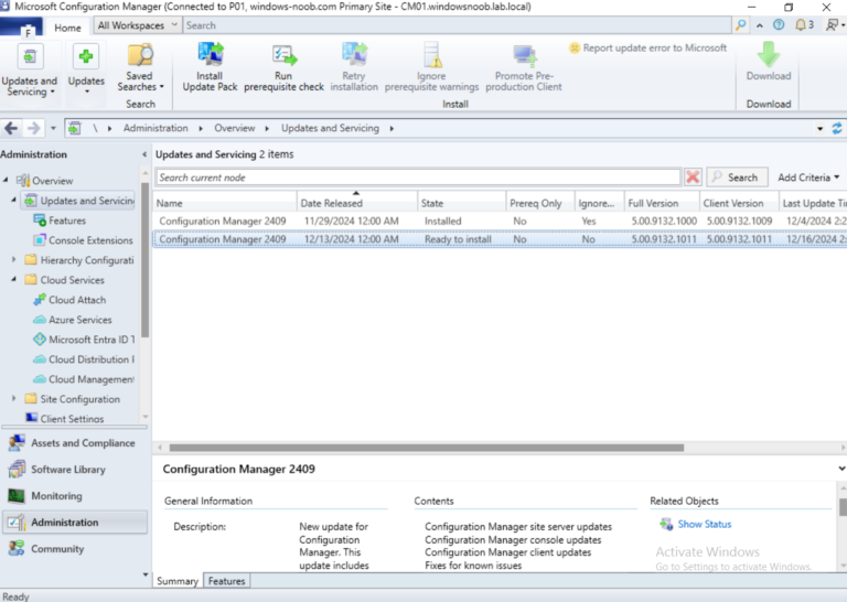 Configuration Manager 2409 is globally available, what’s in it for you ? - System Center ...