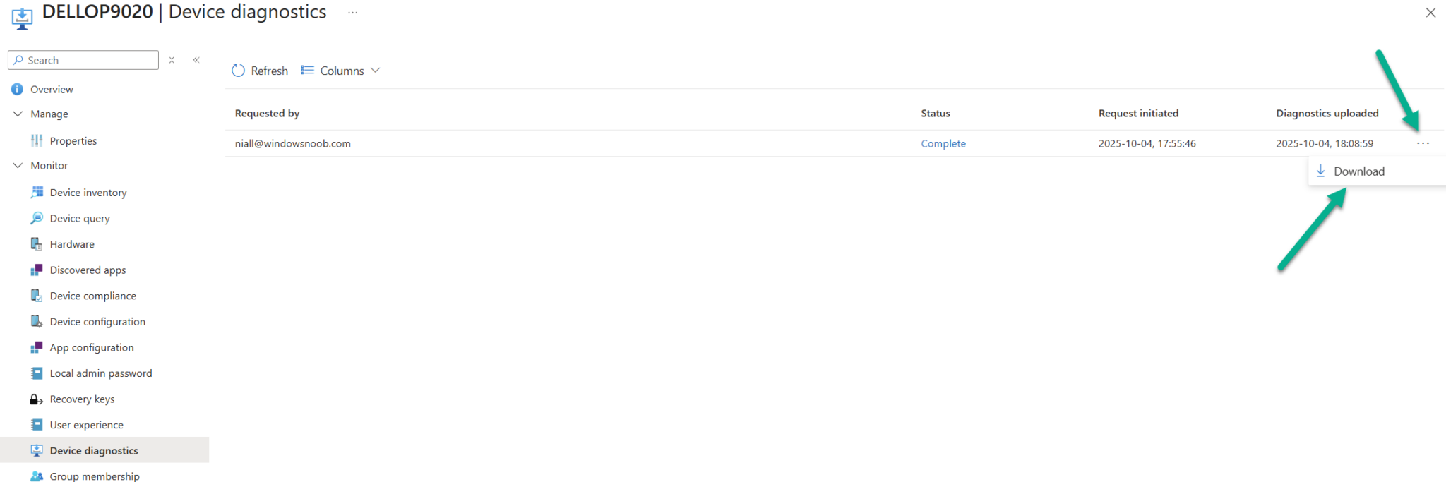 Using remediation scripts in Intune to grab Windows 365 health check ...