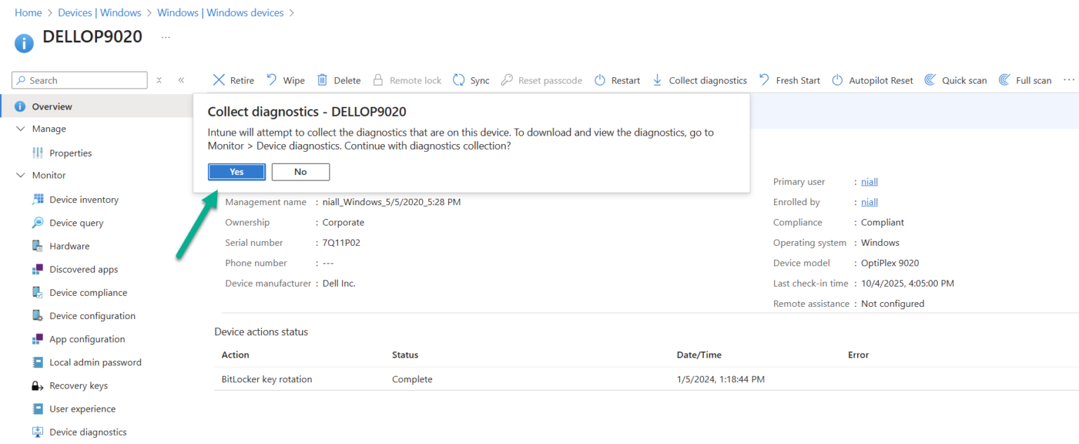 Using remediation scripts in Intune to grab Windows 365 health check ...