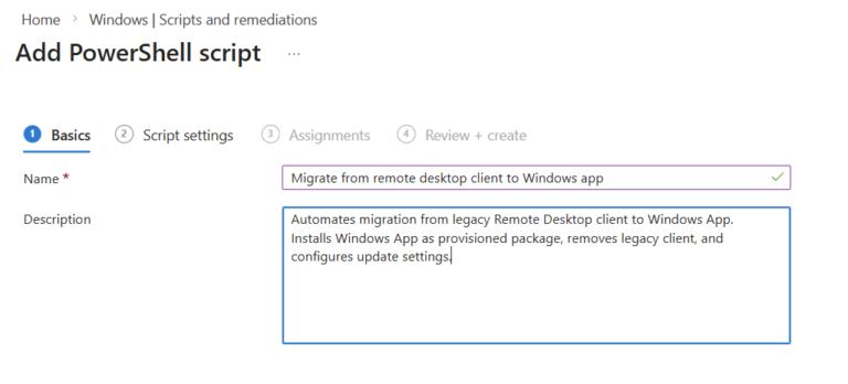 First looks at the Remote Desktop Client app migration tool | just ...
